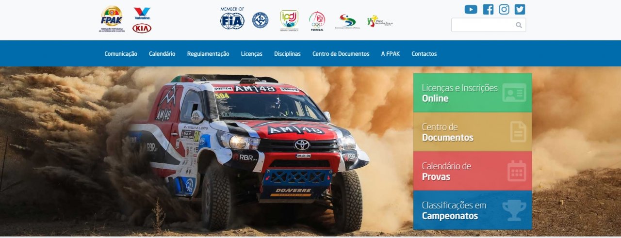 FPAK tem novo site | FPAK